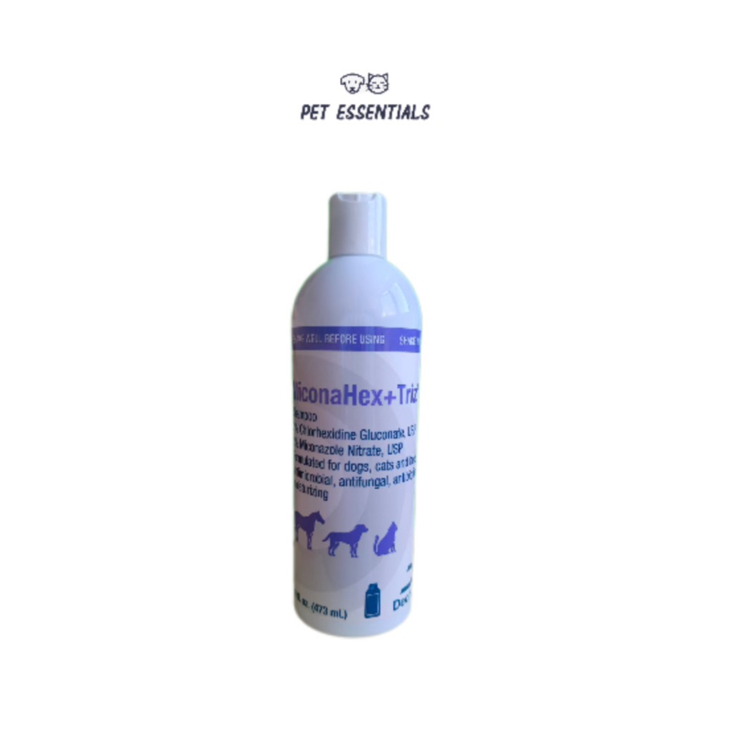 Dechra MiconaHex+Triz Shampoo 16oz 473ml for Dogs & Cats Expiry 12-2026 ...