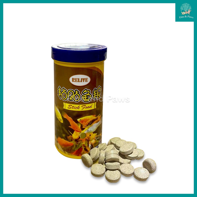 [Relive] Stick Food – Sticky Tablets Aquarium Fish Feed 100g | Shopee ...