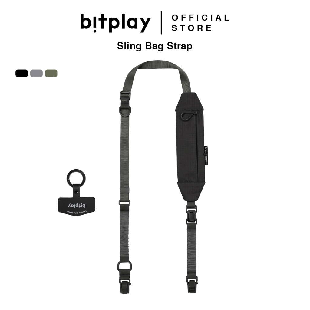 Bitplay Sling-Bag Strap, Adjustable Anti Theft Lock Sling Chest Pack ...