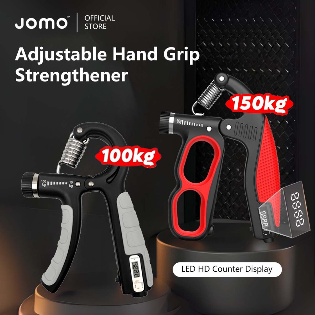 SG Ready Stocks JOMO Electronic Counting Grip Strengthener Hand Gripper ...