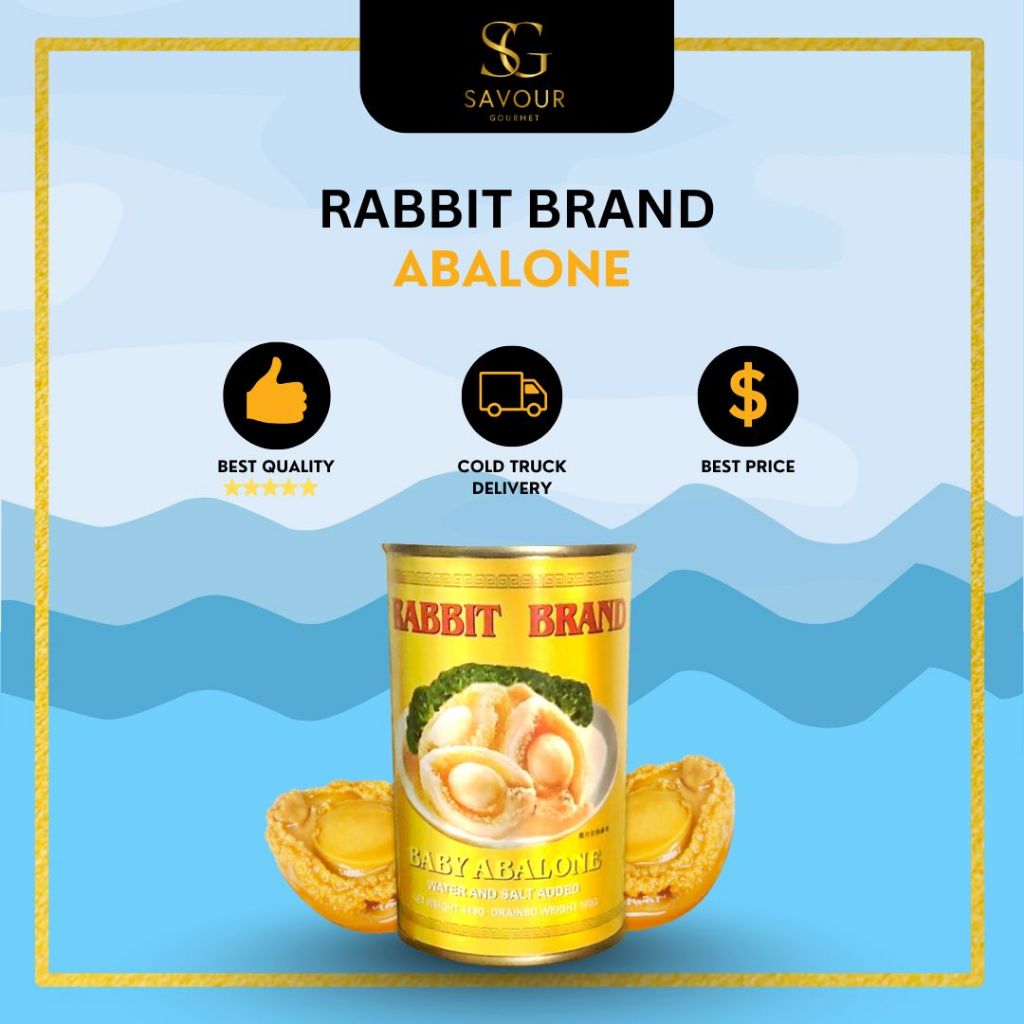 Rabbit Brand Abalone (Savour Gourmet) | Shopee Singapore