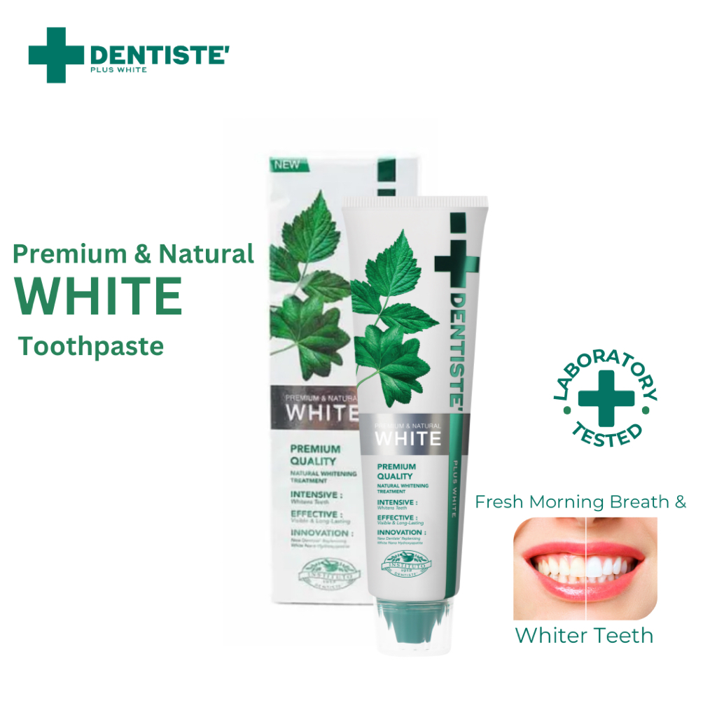Dentiste Premium & Natural White Toothpaste 100g | Shopee Singapore