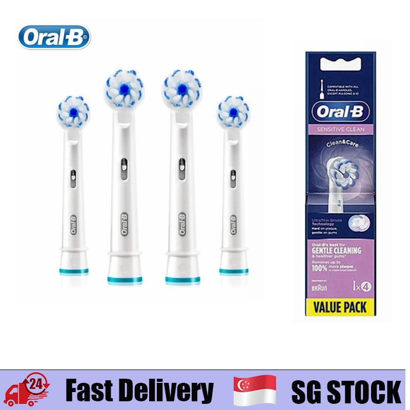 Oral-B EB60 Sensi Ultrathin Electric Toothbrush Replacement Heads ...
