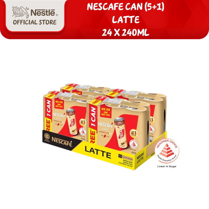 [Carton] NESCAFE Original Coffee Can (5+1) (6 x 240ml) | Shopee Singapore