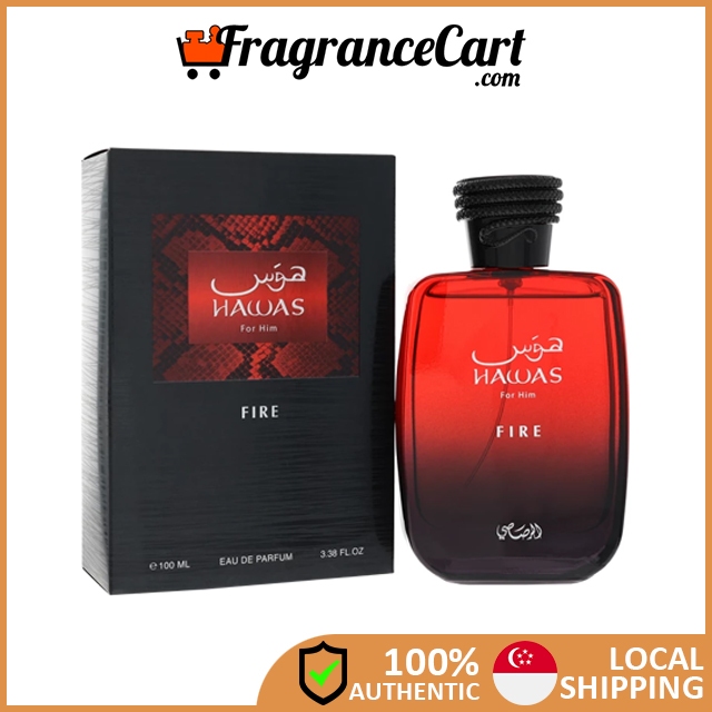 Rasasi Hawas Fire EDP for Men (100ml) [New 100% Authentic Perfume ...