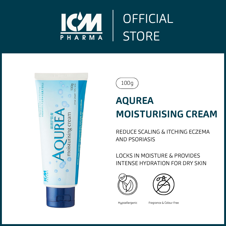 Aqurea Moisturising Cream 100g Urea 10% – Hydrating Cream for Dry Skin ...