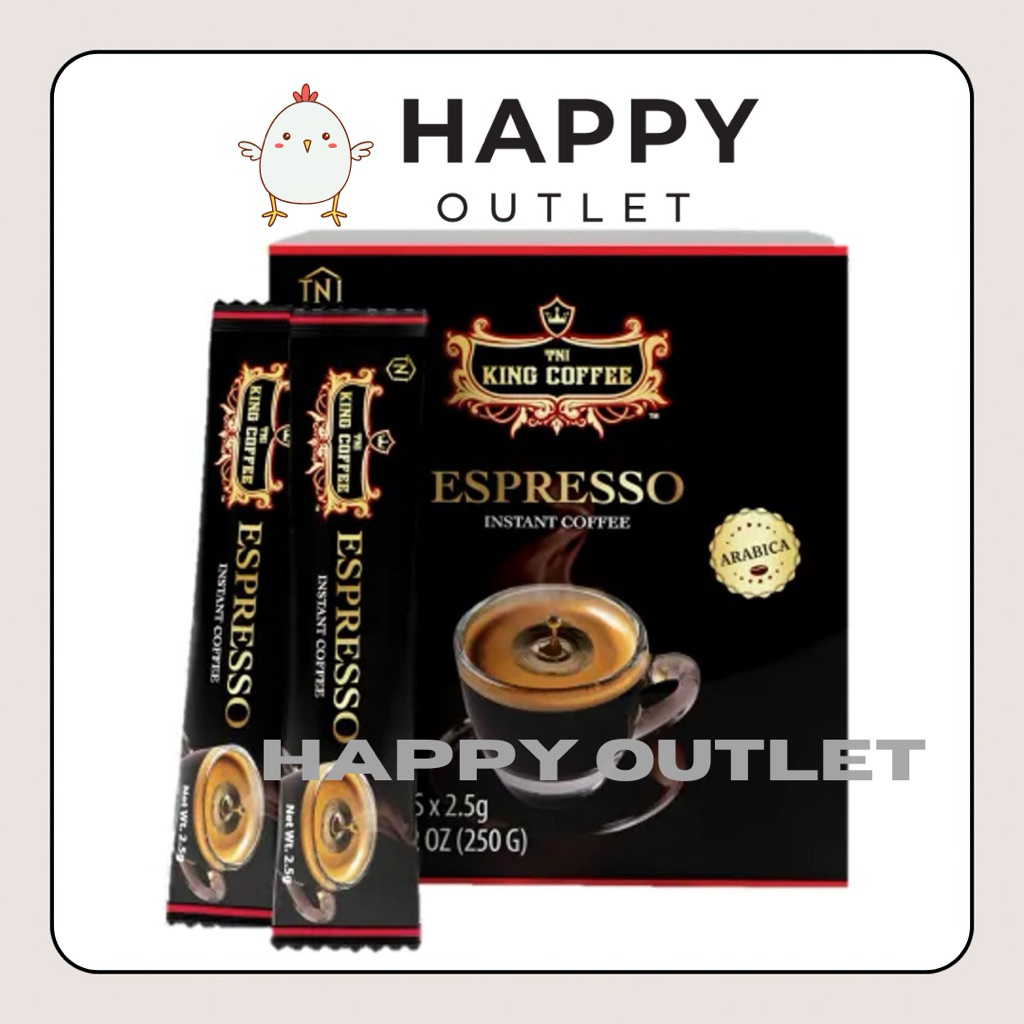 (E: 2027/28) KING COFFEE Espresso 100 Sachets x 2.5G Instant Coffee ...
