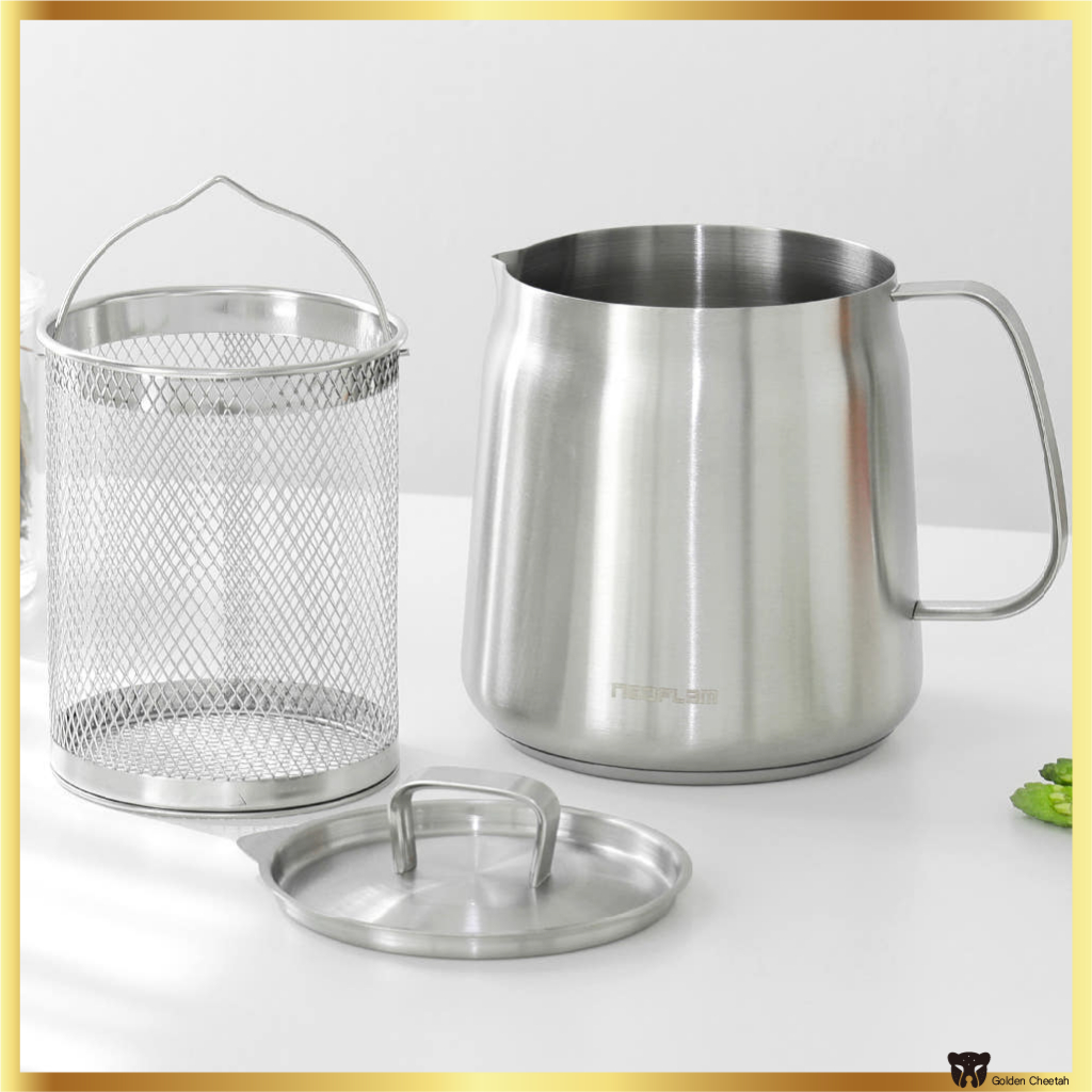 NEOFLAM IH SUS 304 Kettle Pot with Strainer, 2L Multi-Purpose | Shopee ...