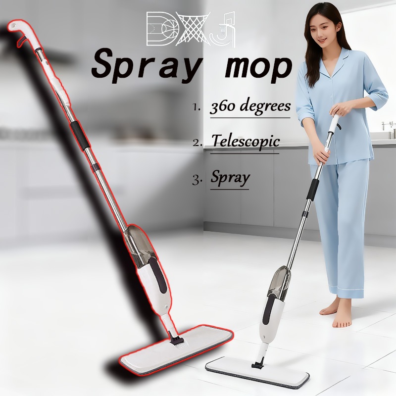 【SG】Spray mop Kitchen living room dry wet dual purpose 360 degree flat ...