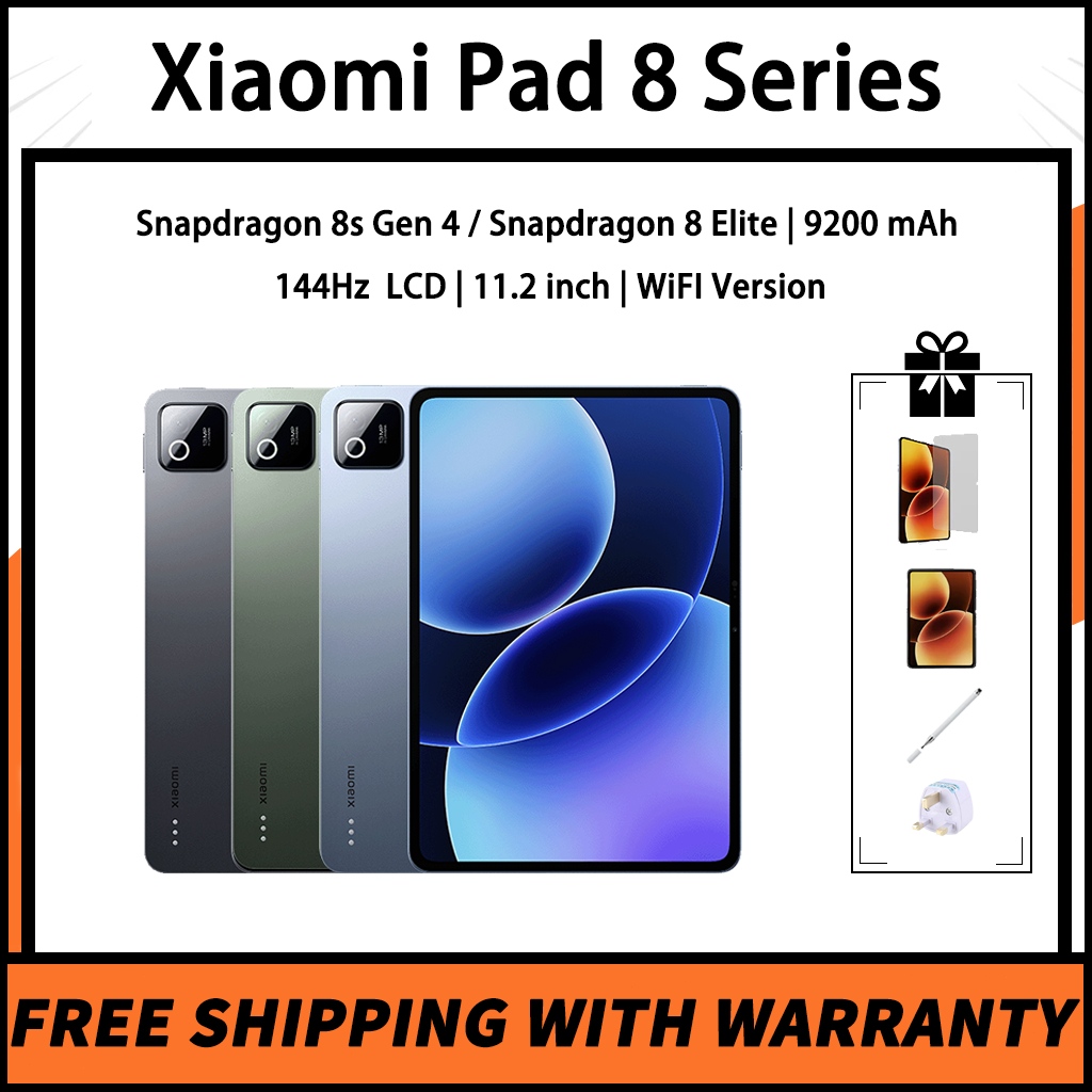 Xiaomi Pad 8 Pro Snapdragon 8 Elite / Xiaomi Pad 8 Snapdragon 8s Gen 4 ...
