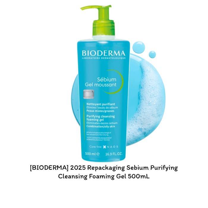 [BIODERMA] 2025 New Packaging Sebium Purifying Cleansing Foaming Gel ...