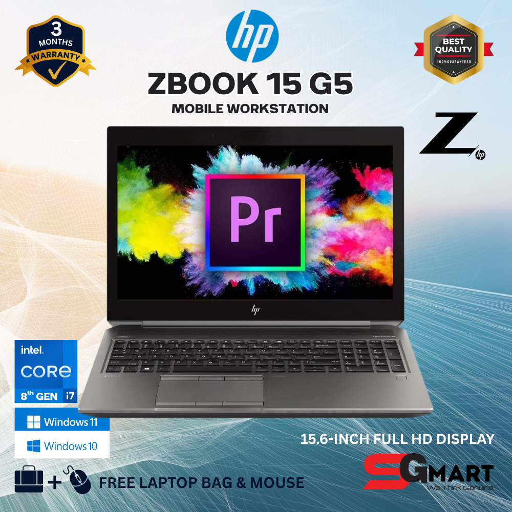 HP ZBook 15 G5 Mobile Workstation - Intel® I i7 - 8th Gen - Power ...
