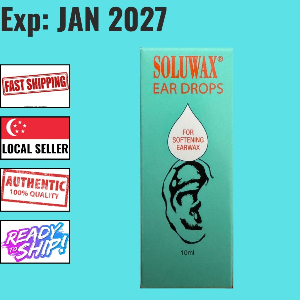 Soluwax Ear Drops 10ml – Gentle & Effective Ear Wax Removal Solution ...
