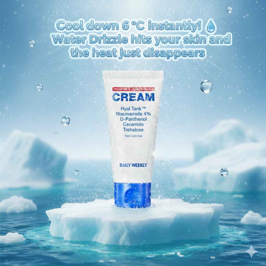 Daily&Weekly Cooling Waterdrop Cream – Hydrating & Refreshing ...