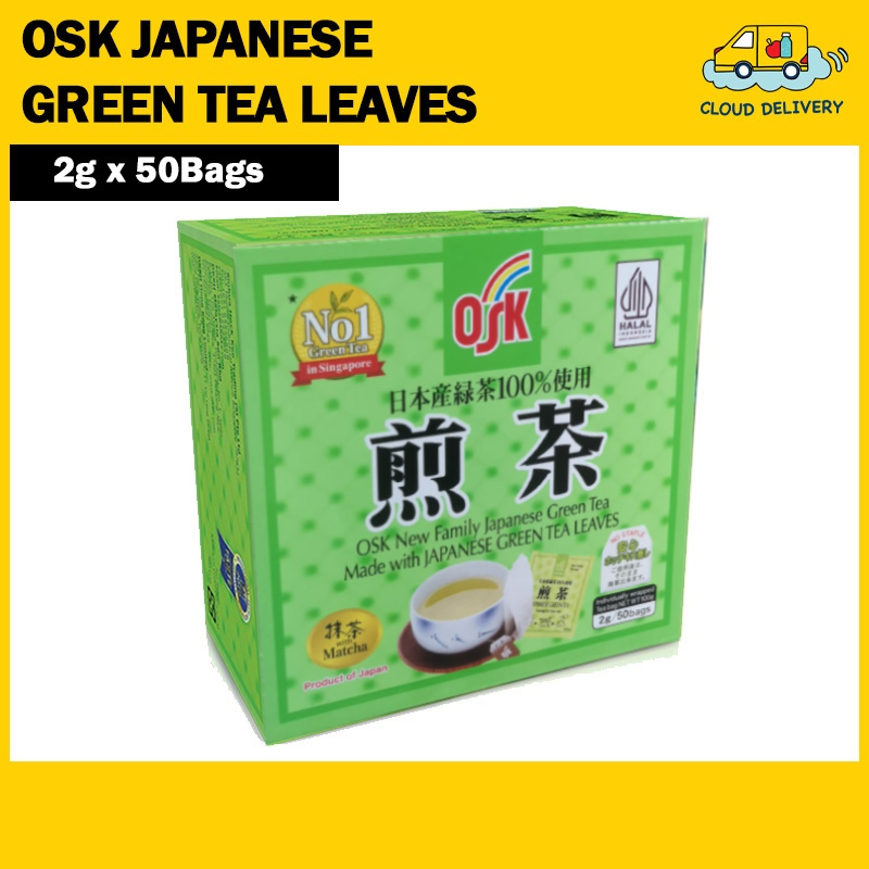 OSK Japanese Green Tea Leaves (50s x 2g) | Shopee Singapore
