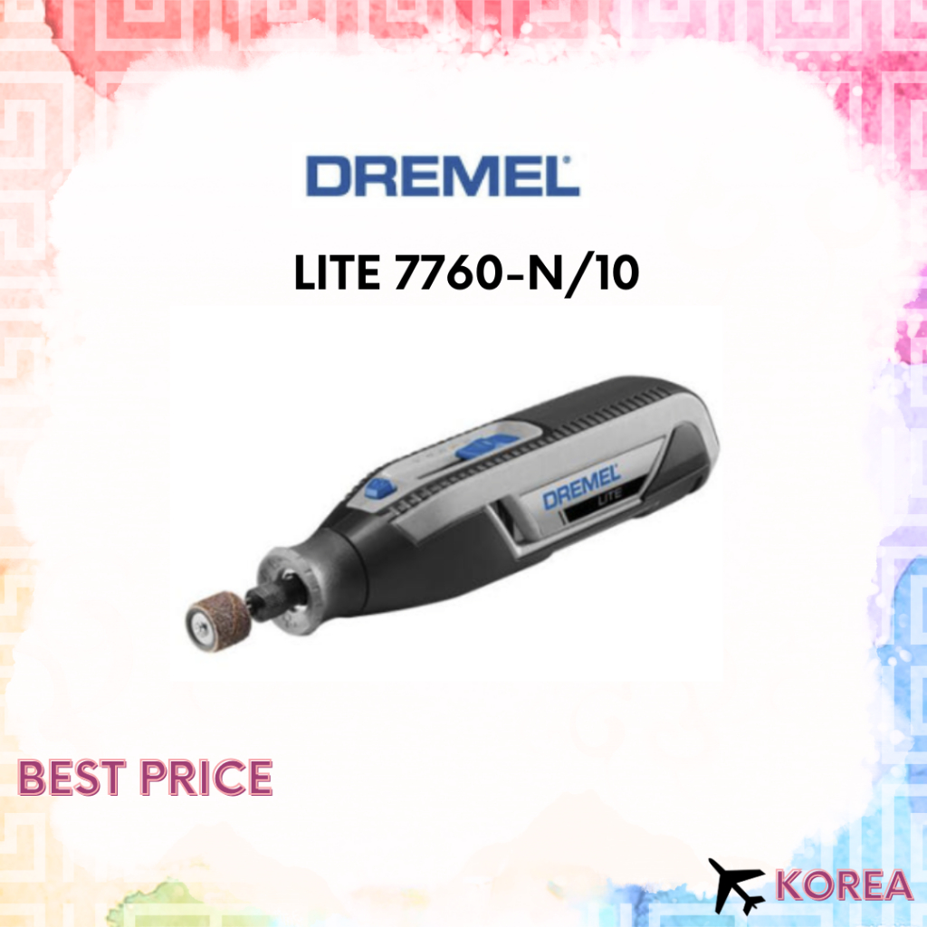 Dremel LITE 7760-N/10 Cordless Rotary Tool - Compact & Lightweight (3 ...