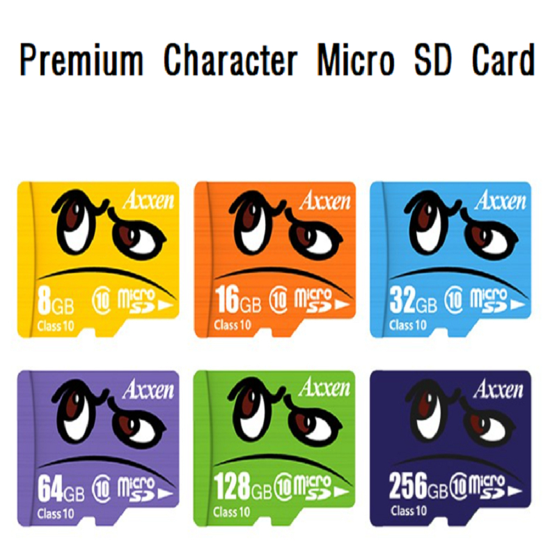 Accent Premium Character Micro SD Card (8GB/16GB/32GB/64GB/128GB/256GB ...