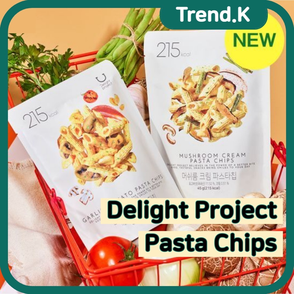 Delight project / NEW !! Pasta Chips - 2 Flavors(Garlic Tomato ...