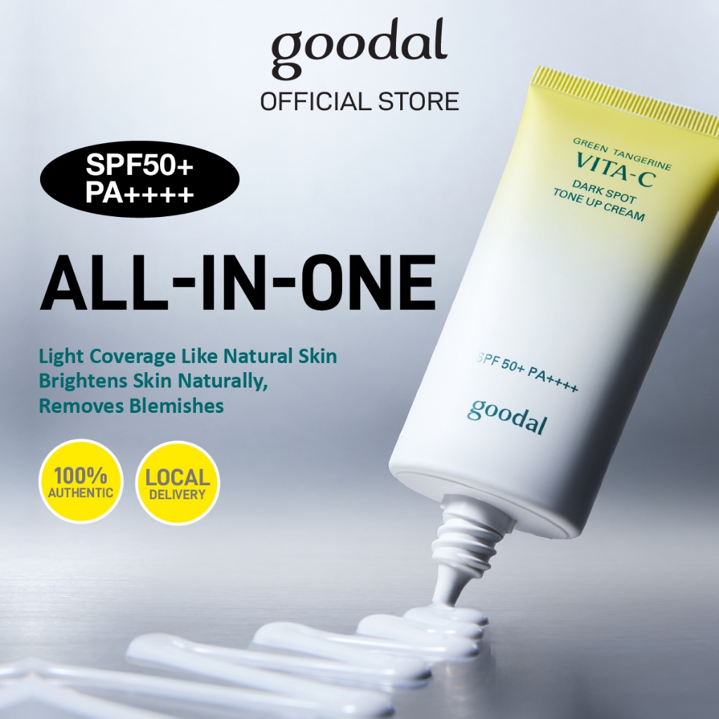[GOODAL] Green Tangerine Vit C Dark Spot Tone Up Cream Alpha 50ml ...