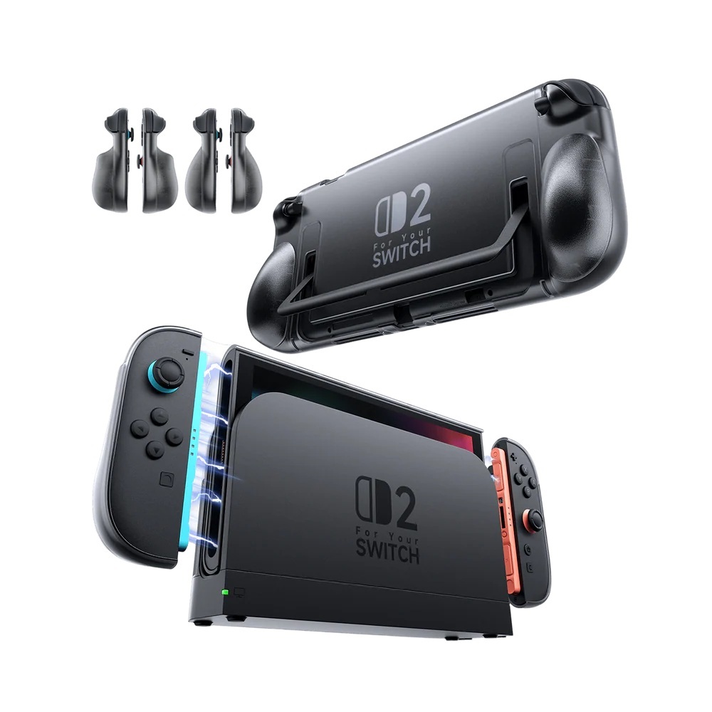 JSAUX Dockable Case for Nintendo Switch 2 Split Protective Casing Cover ...