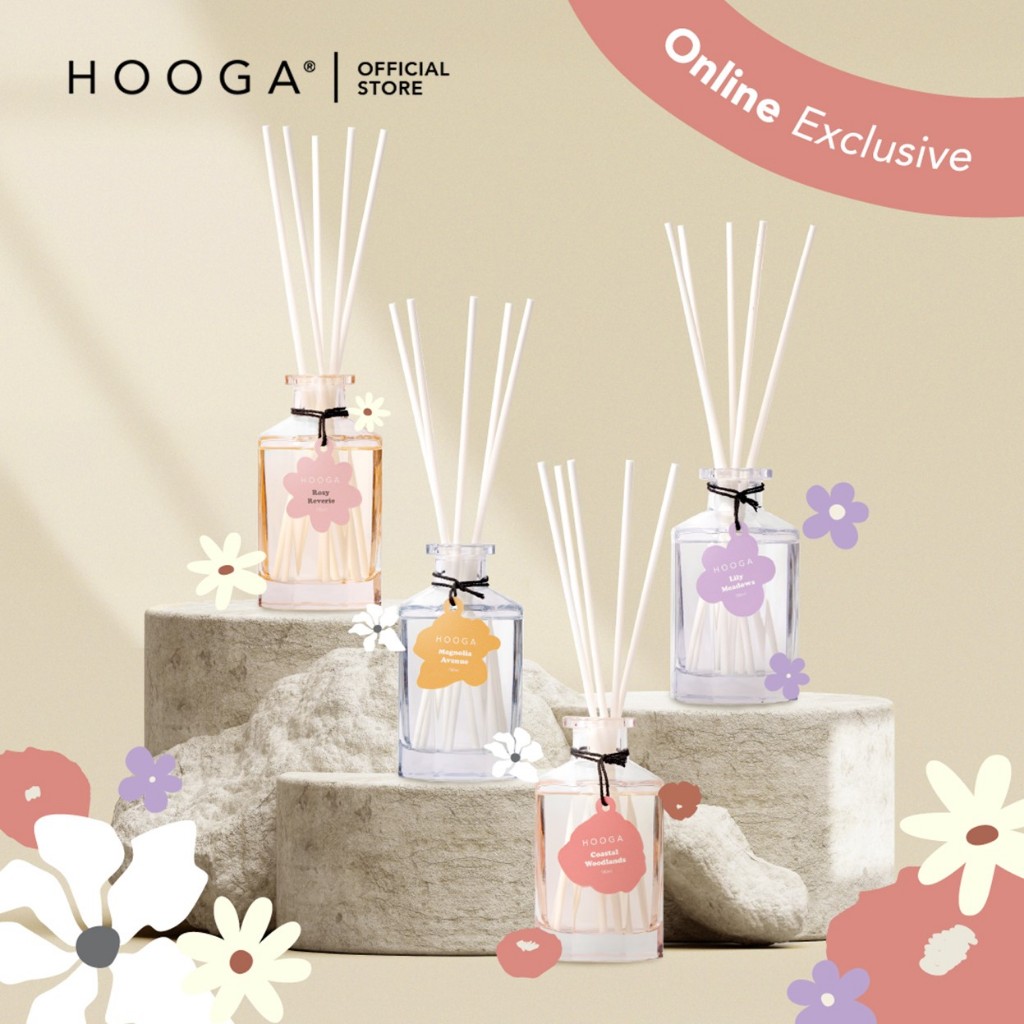 [ONLINE EXCLUSIVE] Hooga SCENTFUL LIVING Reed Diffuser 180ml | Home ...