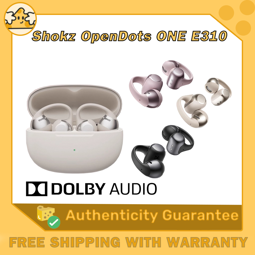Shokz OpenDots ONE E310 Dolby Audio Dynamic Titanium Ring Ear Clip ...