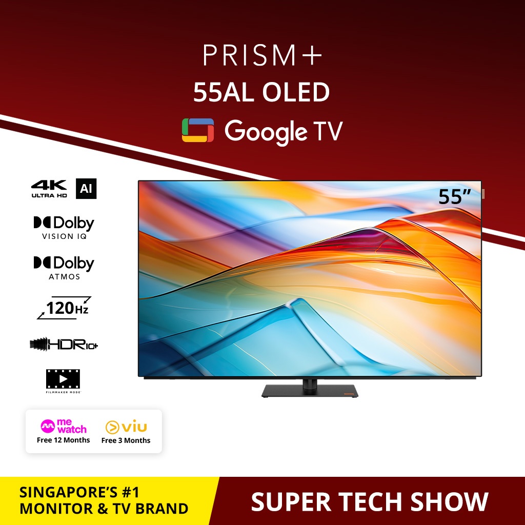 PRISM+ 55AL OLED TV | 120Hz 4K AI Google TV | 55 inch [Delivers in 5-10 ...