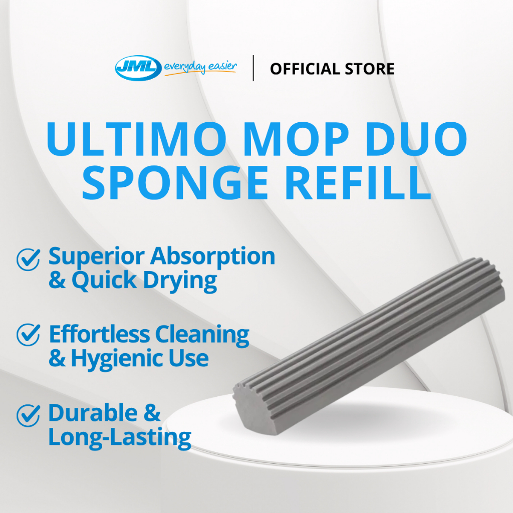 [JML Official] Lightweight Super Absorbent PVA Sponge Refill Mop ...