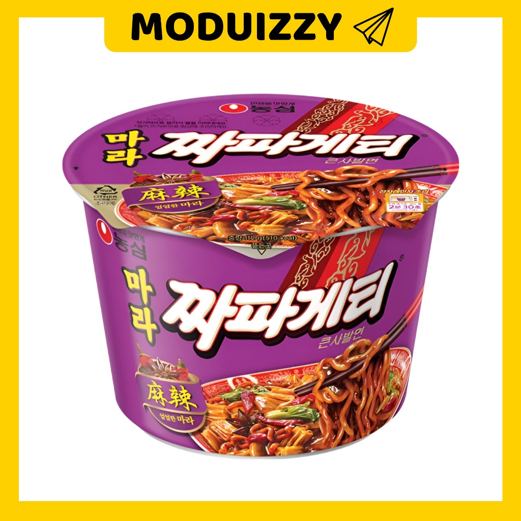 Nongshim ★] * Ready to stock * Mala Jjapaghetti Big Cup 112G / Korean ...
