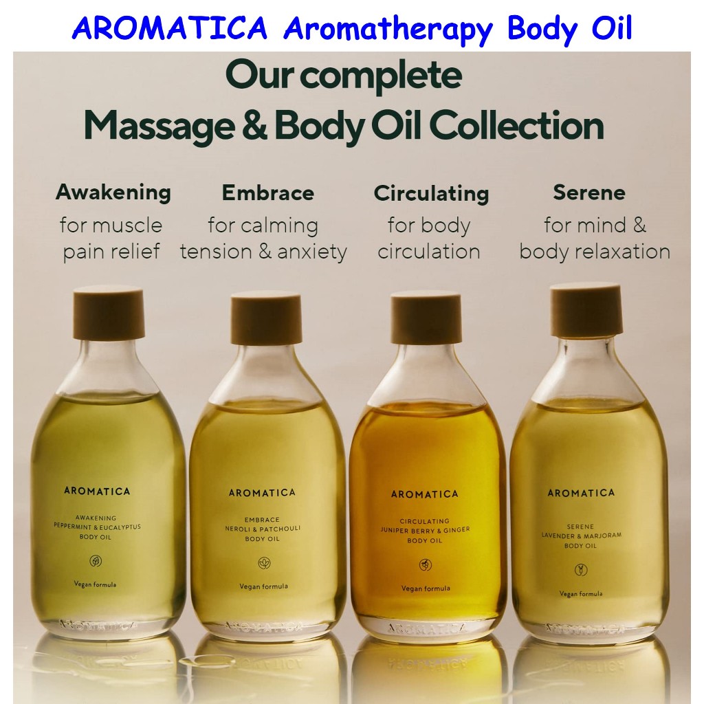 AROMATICA Aromatherapy Body Oil 100ml | Seren / Awakening / Embrace ...