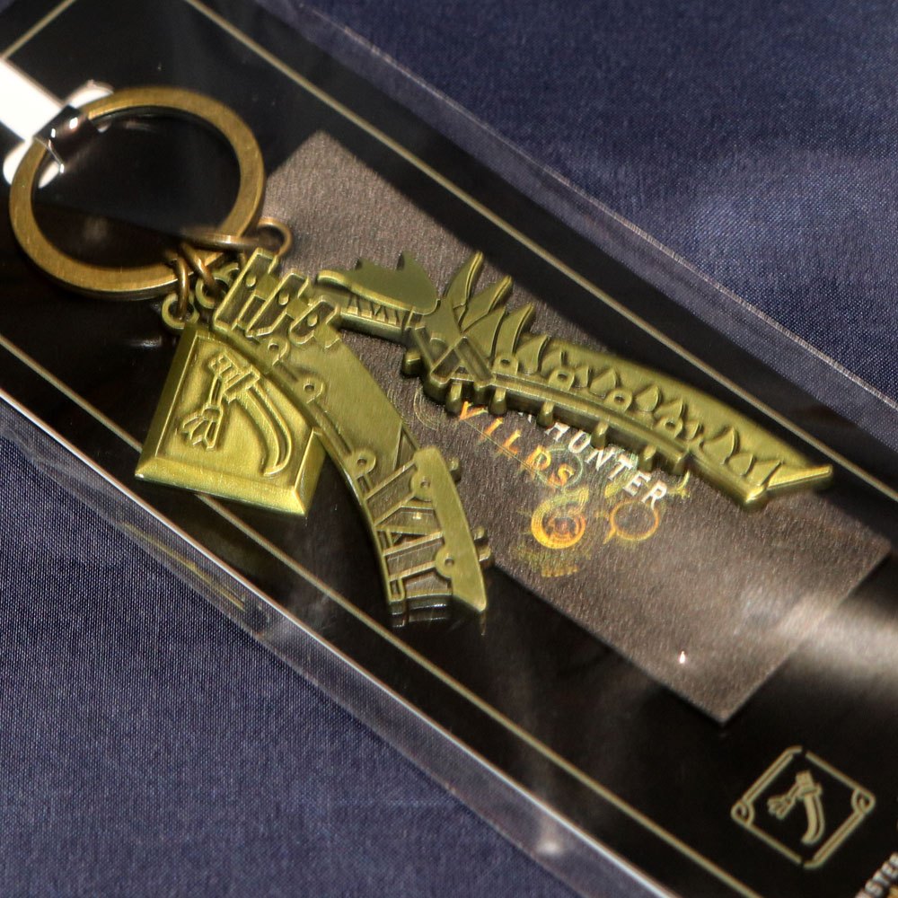 CAPCOM Monster Hunter Wilds Weapon Charm Keychain Long Sword Dosha ...