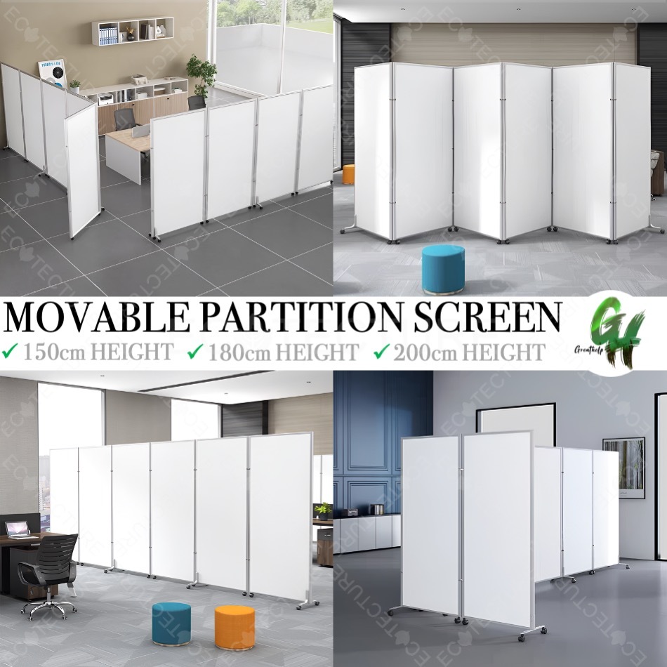 ⭐SG GREATHELP⭐ MOvable Office Partition Screen Divider Privacy ...