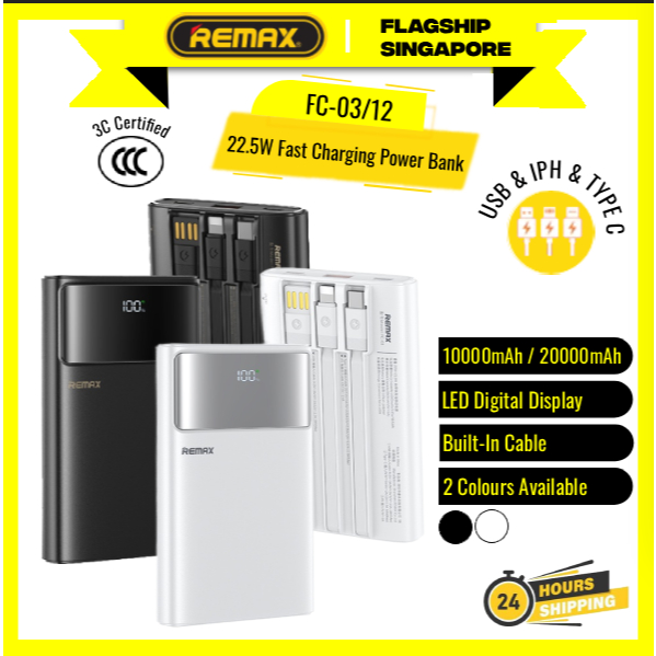 [CCC Certified] FC-03/FC-12 10000mAh/20000mAh 20W+22.5W Dual Fast ...