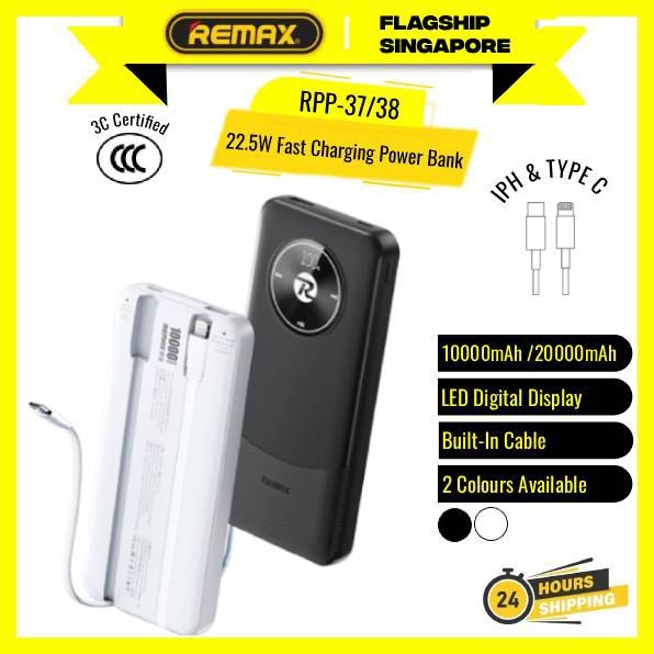 [CCC Certified] RPP-37/RPP-38 10000mAh/20000mAh 20W+22.5W Dual Fast ...