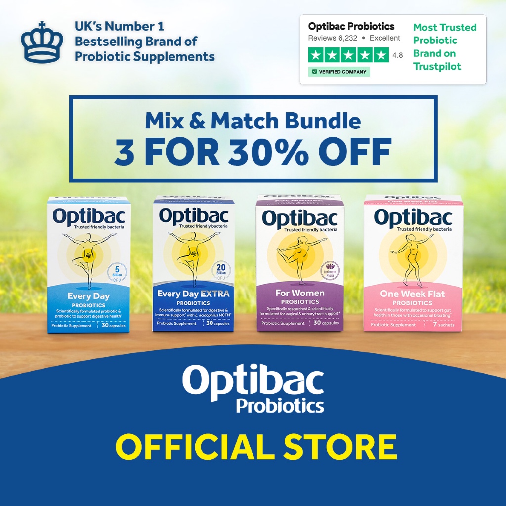 Optibac Probiotic Supplements Mix & Match Promo Bundle 3 for 30% OFF ...