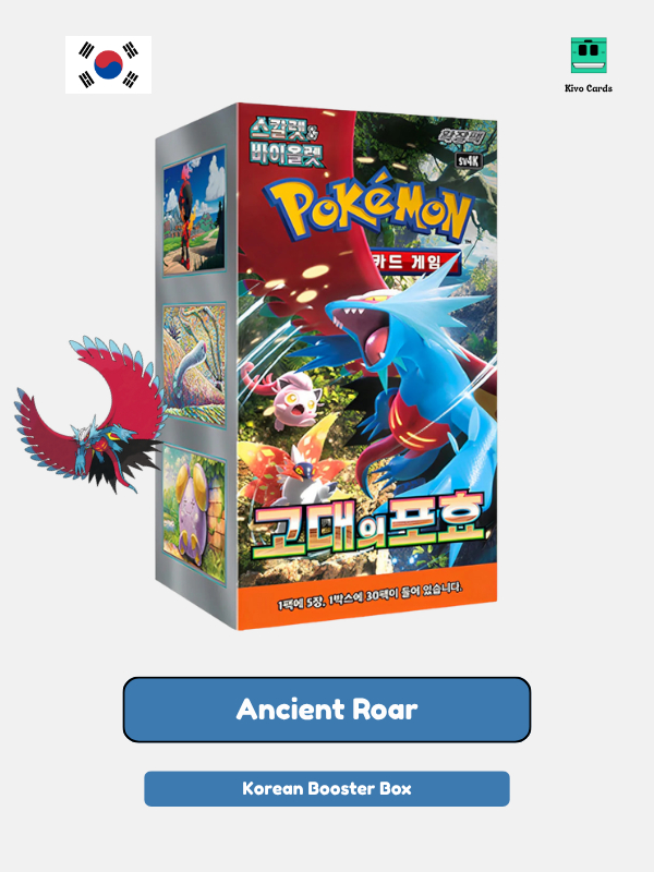 Pokemon TCG Ancient Roar sv4K Booster Box (Korean Version) | Shopee ...