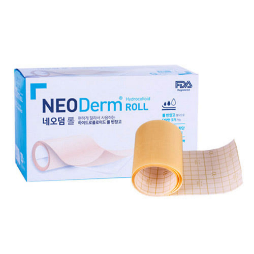 NEODerm Hydrocolloid Dressing Roll 10cm x 1m - Korean Latex-Free ...