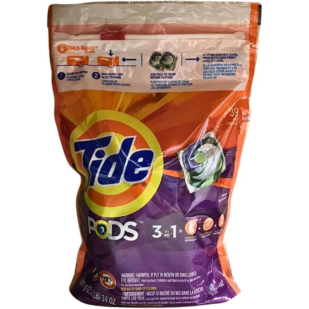 Tide Pods Spring Meadow Laundry Detergent Capsules 39PCS | Shopee Singapore