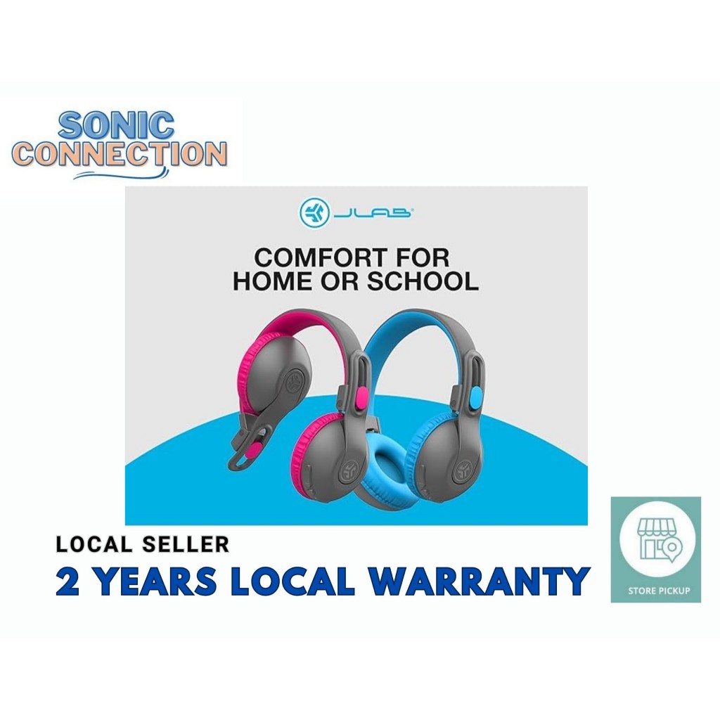 JLab JBuddies Studio 2 2 in 1 WIRELESS + WIRED KIDS HEADPHONES (2 Years ...