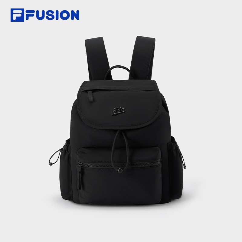 FILA FUSION FILA FUSION LIFE Women Backpack (Black/Light Blue) | Shopee ...
