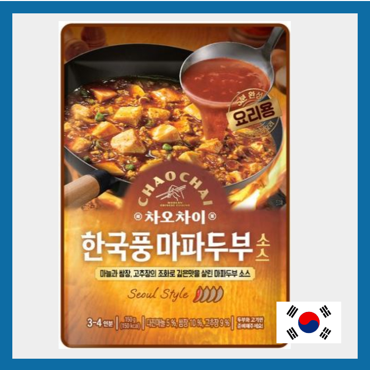 [CHAO CHAI] Korean-Style Mapo Tofu Sauce (150g x 4 Packs) – Seoul-Style ...