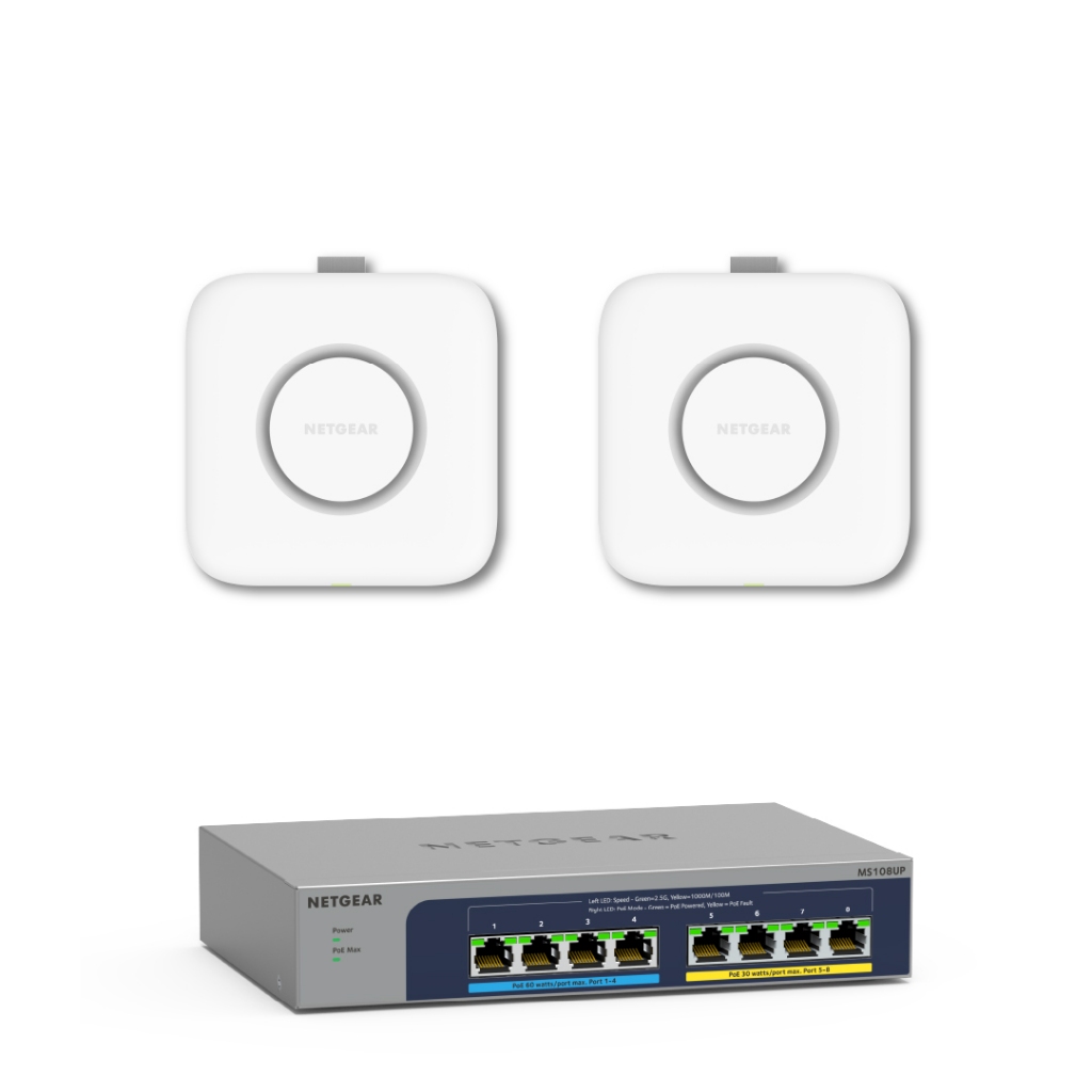 NETGEAR WiFi 7 2.5G Wireless Access Point Bundle (2 x WBE710 + 1 x ...