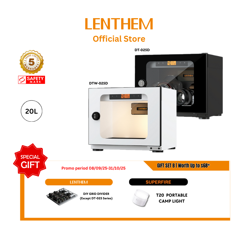Lenthem DT-025D / DTW-025D 20L Dry Cabinet Box | Shopee Singapore