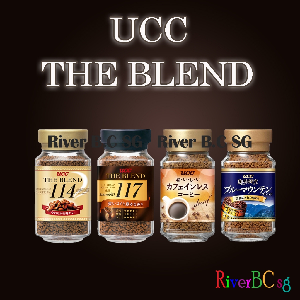 UCC The Blend Freeze Dried Coffee 114 & 117 | Sugar Free Decaf Instant ...