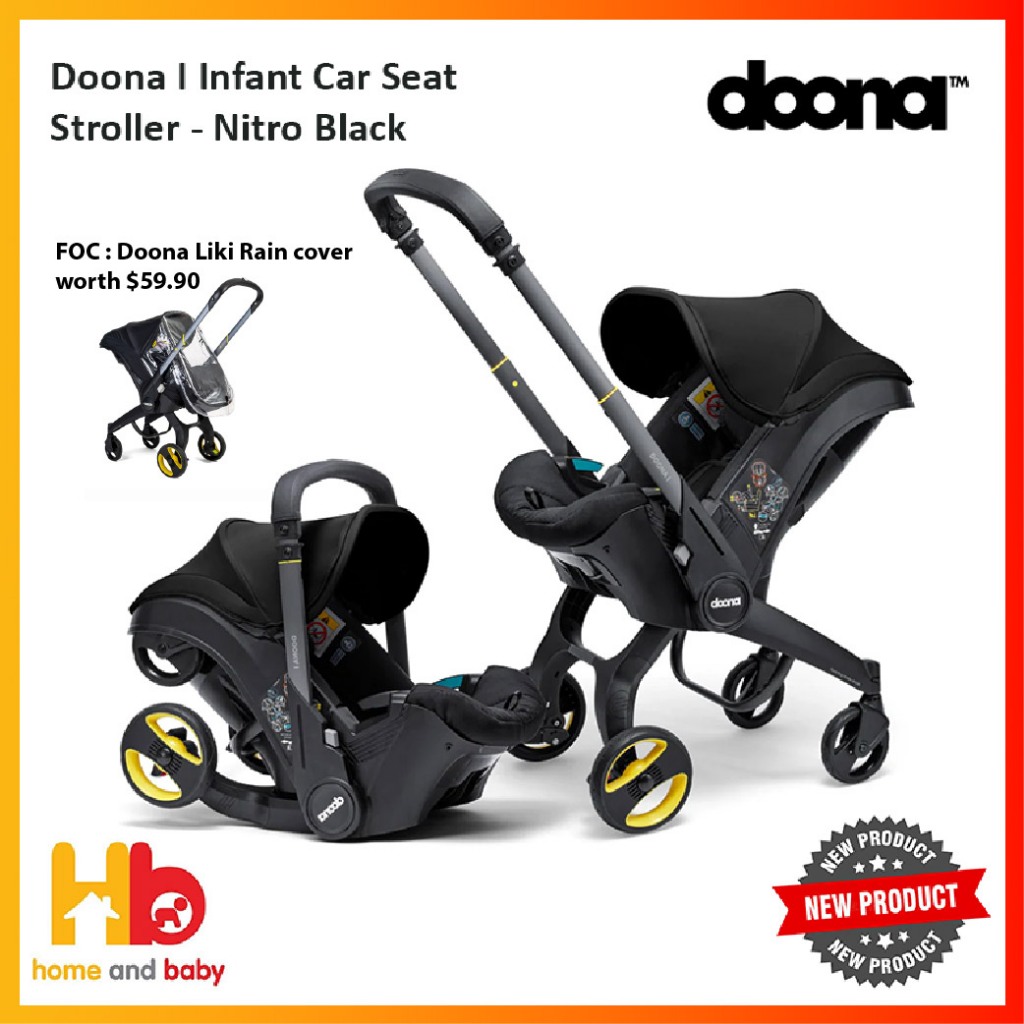 Doona I Infant Car Seat Stroller (FOC : DOONA I RAIN COVER WORTH $59.90 ...