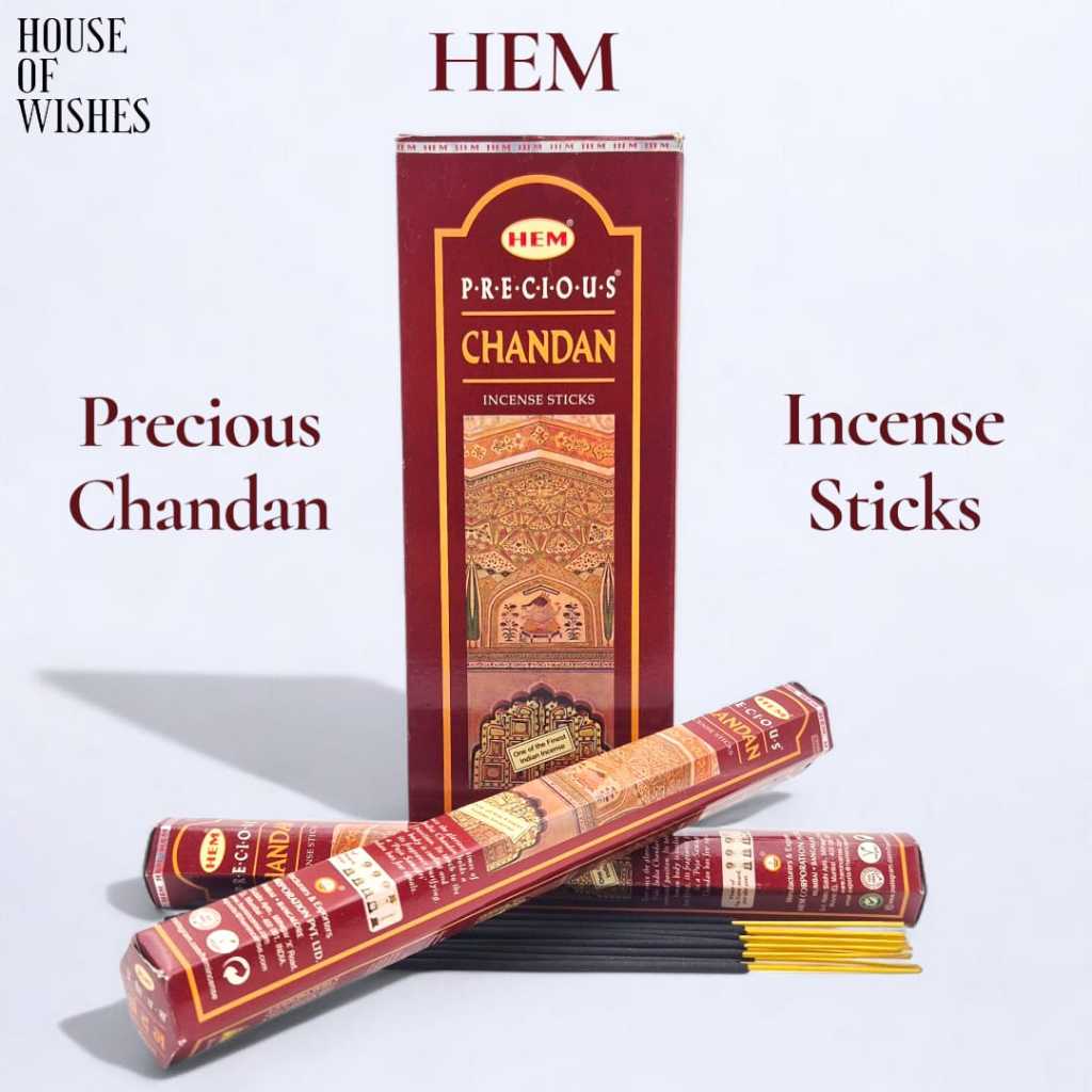 HEM - Precious Chandan Incense Sticks (20 Sticks Per Box) | Shopee ...