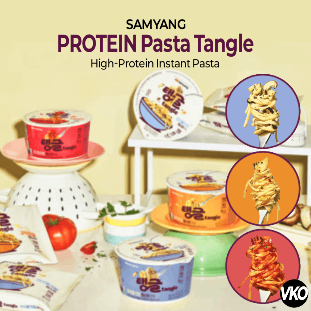 SAMYANG PROTEIN Pasta Tangle | High-Protein Instant Pasta (Mushroom ...