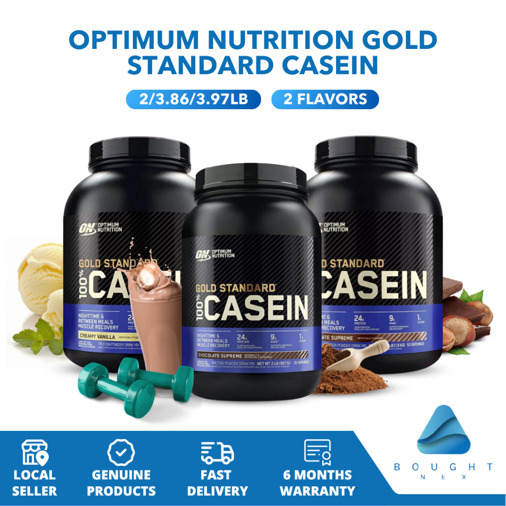 Optimum Nutrition Gold Standard Casein 2lb 3.86lb 3.97lb – Slow ...