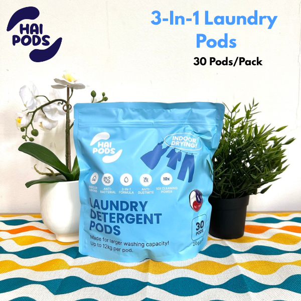 [SG] (30 pcs) Laundry Pods Hai Pods Laundry Capsule All In One Laundry ...