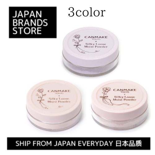 [Ship from Japan Direct] (Canmake) Silky Loose Moist Powder (3 colors ...